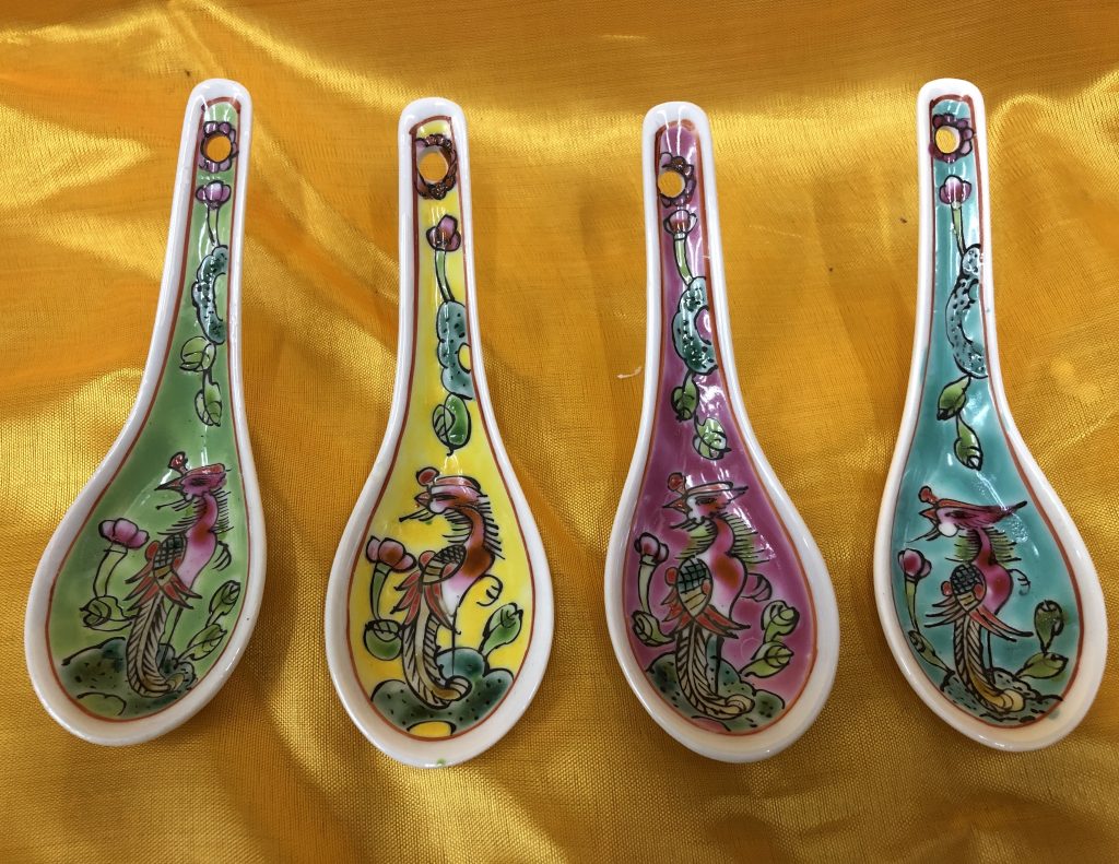 Handicraft Porcelain 5 inch Chinese Spoon - Zhengfa Nonya